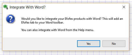 Changes to Word Integration | Efofex News