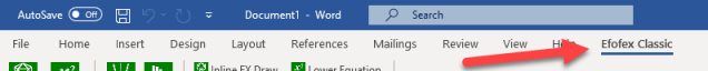 Our Classic Word Toolbars Are Being Re-modelled | Efofex News