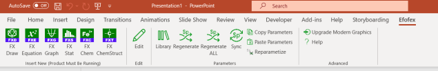 Efofex Toolbars Return To PowerPoint | Efofex News